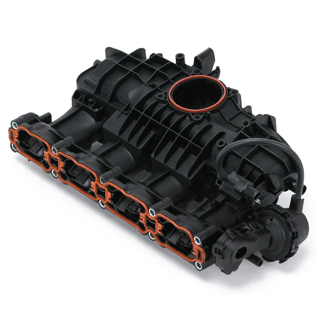 INTAKE MANIFOLD WITH Sensor & Solenoid For Volkswagen VW Audi 2.0L ...
