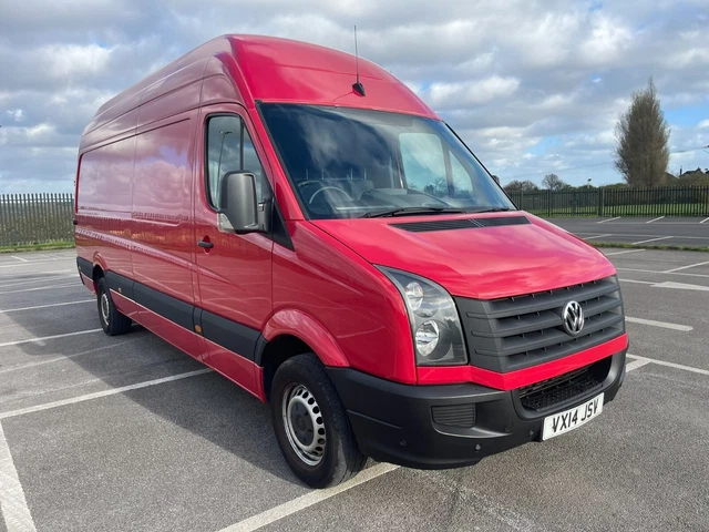 2014 VOLKSWAGEN CRAFTER Cr35 Lwb Extra-High Roof Red Top Spec Clean Van ...