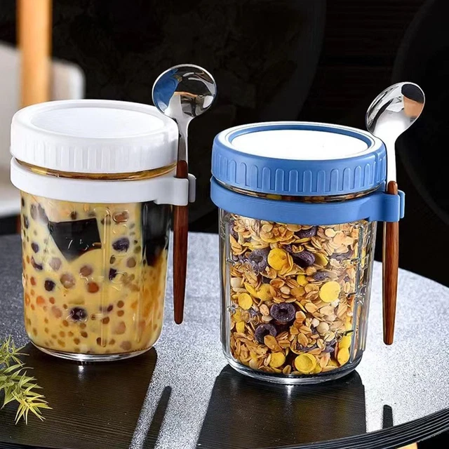 MEASUREMENT MARKS CEREAL Box Food Container Salad Saver Overnight Oats ...