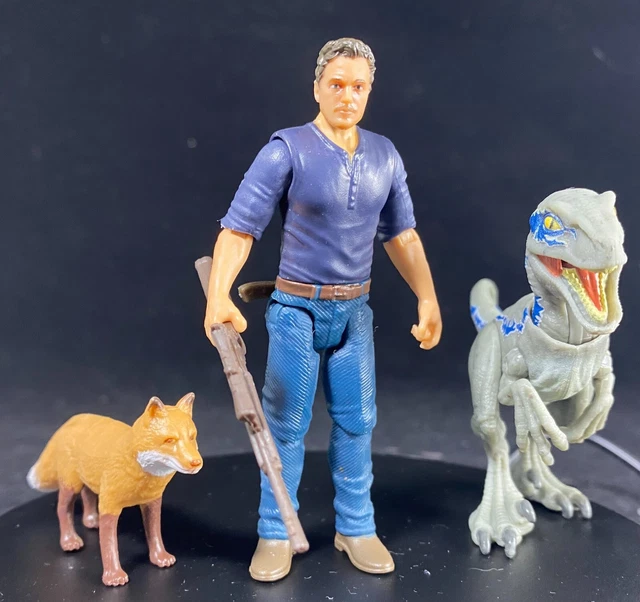 JURASSIC WORLD DOMINION Owen & Velociraptor Beta Park Figure Toys EUR ...