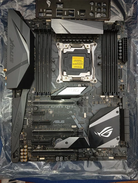 ASUS ROG STRIX X299E LGA2066 Gaming Motherboard + Plate (Faulty/Spares ...