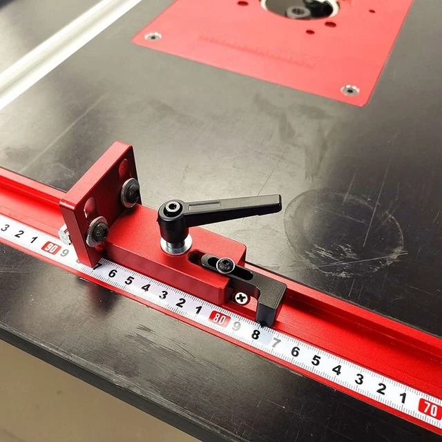 RAIL MITER TRACK T-Slot Retainer Aluminium Stop Chute Stopper 30&45 Saw ...