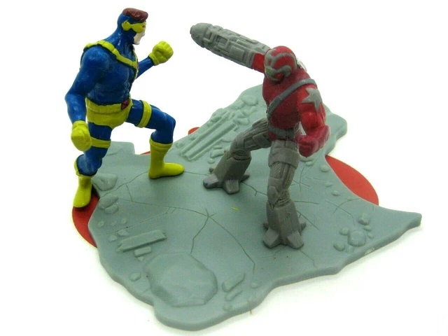 FIGURINE ARTICULÉE PREMIUM X-Men CYCLOPS vs Commando Hardee's Fast Food ...