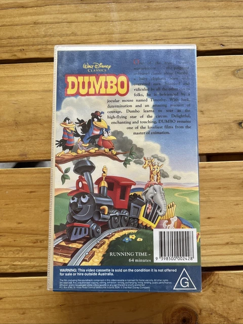 WALT DISNEY CLASSICS Dumbo VHS Video Tape £11.34 - PicClick UK