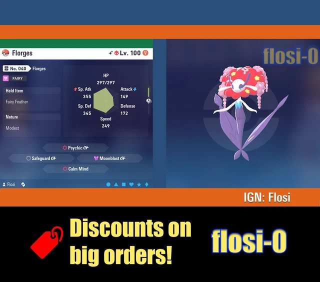 6IV SHINY FLORGES Pokemon Legends ZA (Legends Z-A) $4.10 - PicClick CA