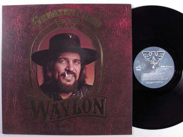 WAYLON JENNINGS GREATEST Hits RCA/LEGACY LP VG++ 2019 reissue embossed ...