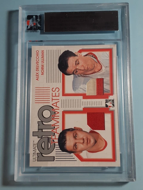 ALEX DELVECCHIO NORM Ullman Limited Edition /25 Retro Teammates In The ...