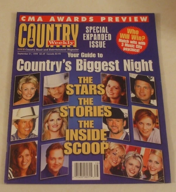 MAGAZINE COUNTRY WEEKLY SHANIA TWAIN Tim McGraw FAITH HILL Glen ...