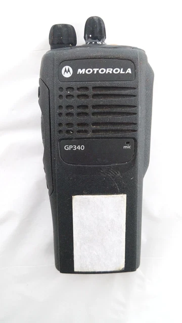 RADIO PORTABLE MOTOROLA GP340 MDH25RDC9AN3AE UHF PW502C 403-470 MHz EUR 73,12 - PicClick FR