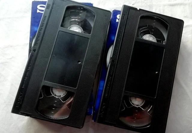 2 TAPE RIBBON Of Video VHS sony 180' 3 Hours Minidisc Used Z3 $49.11 ...