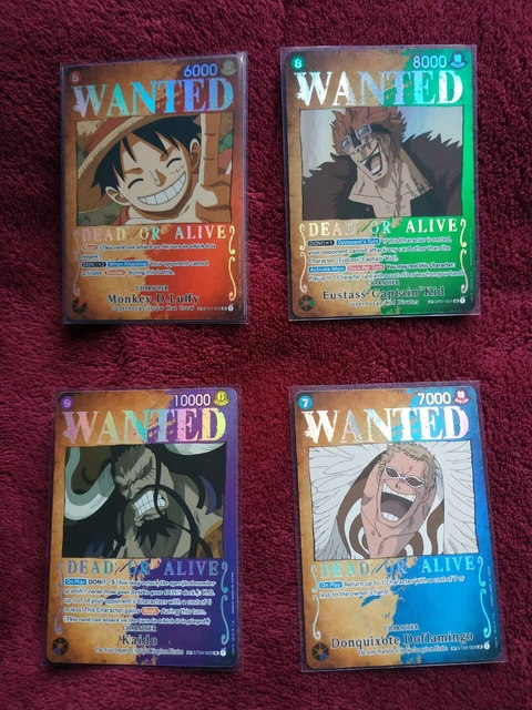 ONE PIECE CARD game set special wanted op03 luffy doflamingo kaido ...