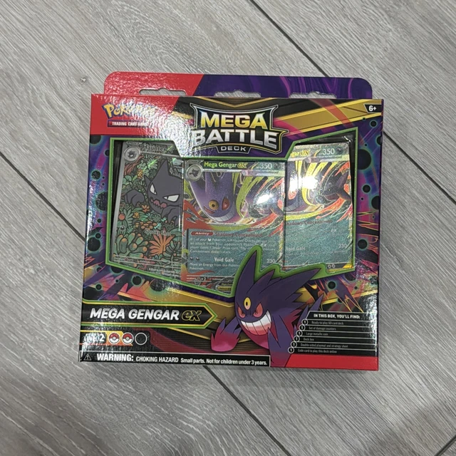 POKEMON TCG: MEGA Battle Deck Mega Gengar EX - OPENED/NO HAUNTER PROMO ...
