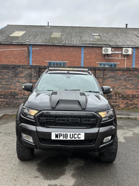 FORD RANGER 3.2 Diesel Lifted Kit 2018 Automatic Black Pick Up Truck £ ...