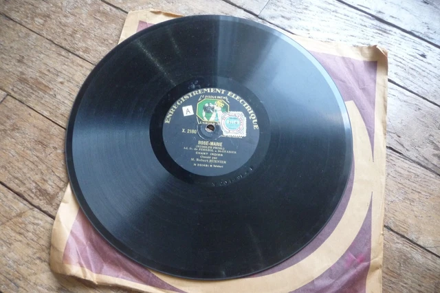 ROSE-MARIE (RUDOLPH FRIML) 78Rpm Robert Burnier Disque Pathe EUR 9,00 ...