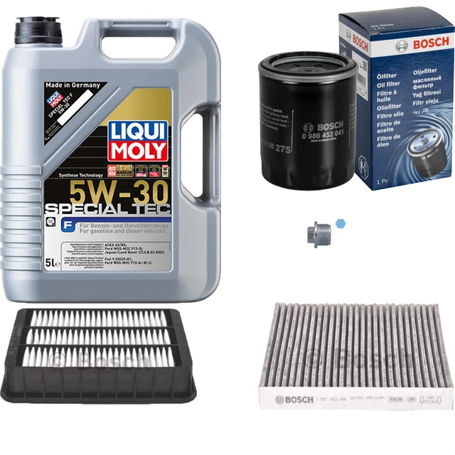 BOSCH INSPECTION SET 5L Liqui Moly Spécial Tec F 5W-30 pour Mitsubishi EUR 119,25 - PicClick FR