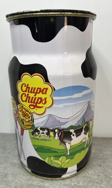 CHUPA CHUPS CANDY Lollies EMPTY Collectible Tin Storage Container ...