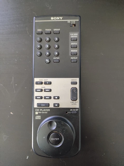 SONY RM-DX100 FERNBEDIENUNG CD Player Wechsler Remote Control EUR 39,00 ...
