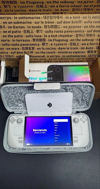 VALVE STEAM DECK OLED 1TB Handheld Console White Limited 6nm APU Wi ...