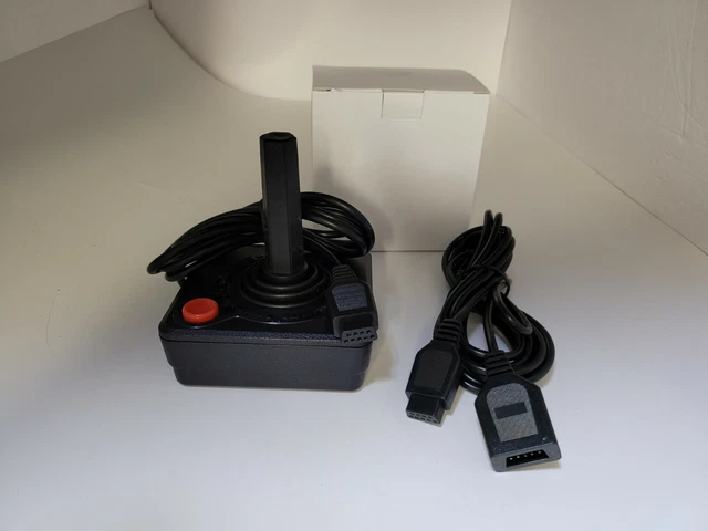 NEUF ROUGE BOUTON Original Style Joystick Pour Commodore 64 &3m ...