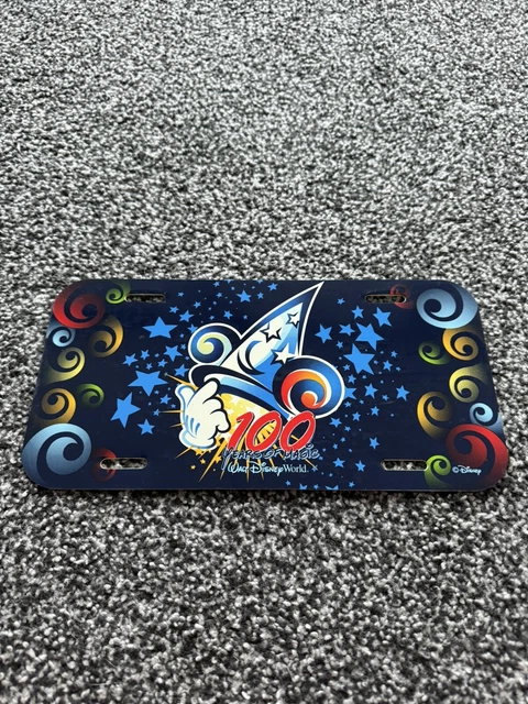 WALT DISNEY WORLD 100 Years of Magic Mickey Mouse Hat Plastic License ...