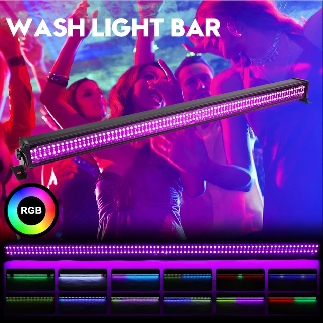 WALL WASHER LED RGB 120 W DMX barra luminosa luce palcoscenico strobo ...