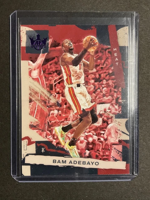 2021-22 PANINI COURT Kings Bam Adebayo Violet /49 #19 MIAMI HEAT EUR 15 ...