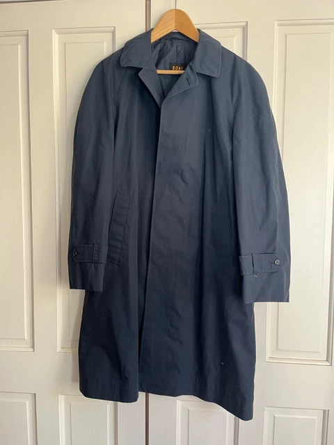VINTAGE BOAC UNIFORM Trench Coat Raincot Cabin Crew Aviation Pilot £63. ...