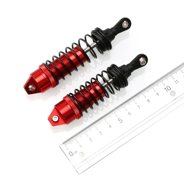 RED AND BLUE Metal Shock Absorber Set for For TRAXXAS For SLASH 4x4 1 ...