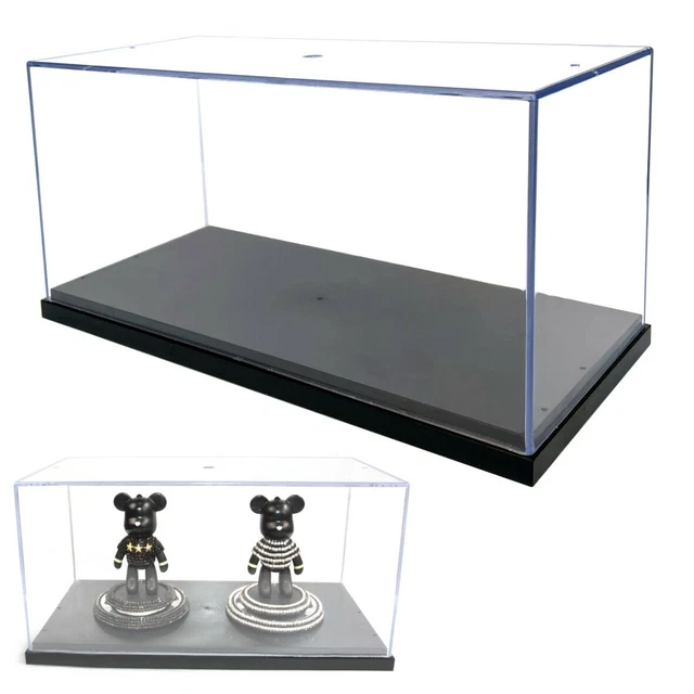 26CM LARGE ACRYLIC Display Case Dustproof Box Perspex Clear ...