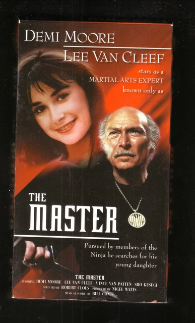 MASTER NINJA (VHS) Rare 1984 étoiles Lee Van Cleef, Demi Moore, Tim Van ...