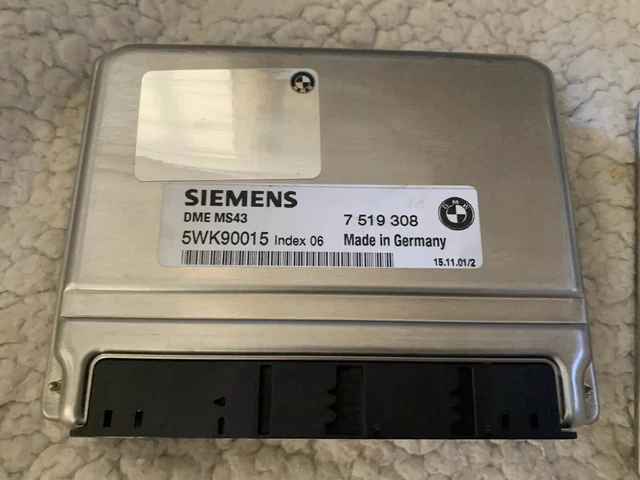 BMW MS43 M54B25 2.5L ECU DME EWS Deleted E46 325i 325ci E39 525i Tested ...