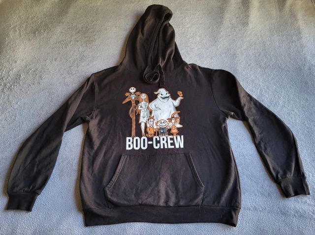 DISNEY TIM BURTON’S The Nightmare Before Christmas Boo Crew Hoodie ...