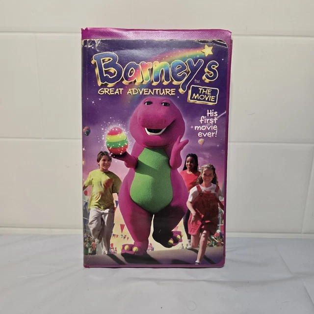 BARNEY - BARNEYS Great Adventure: The Movie (VHS, 1998) VG + insert £7. ...