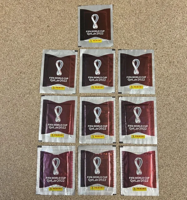 PANINI QATAR WORLD CUP 2022 STICKER PACKS x 10 PACKETS - BRAND NEW £7. ...