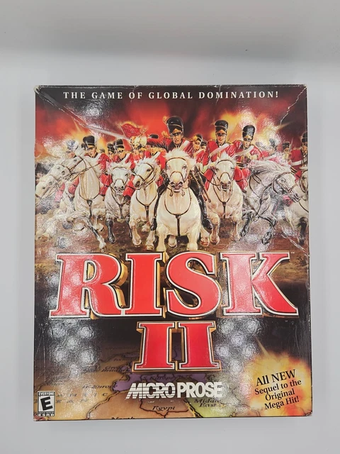 PC GAME RISK II 2000 Big Box, Windows 95/98 *Missing CD* --GOOD $8.50 ...