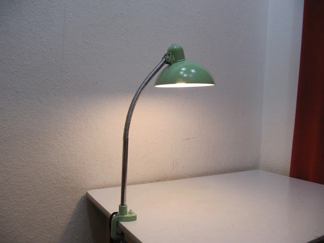 ORIGINAL KAISER IDELL Klemmlampe Schwanenhals Bürolampe Bauhaus Christian Dell EUR 290,00 ...