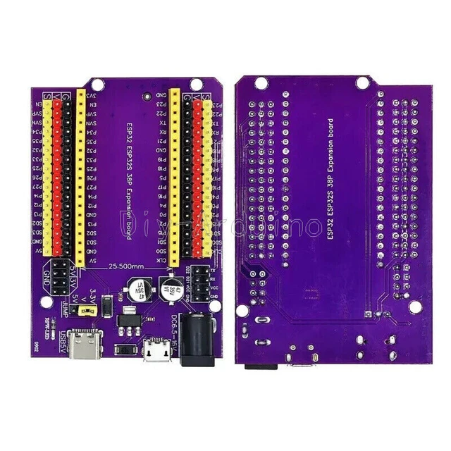 New Esp32 38p Development Esp32 Devkitc 32 Esp Wroom 32 Expansion Board