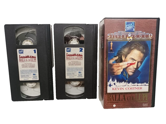 DANCES WITH 1991 Italian VHS Kevin Costner Mary Mcdonnell Greene Grant ...