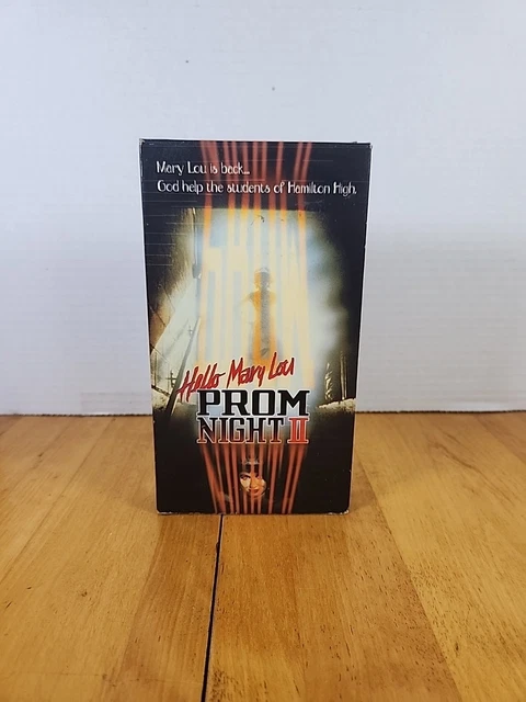 PROM NIGHT 2 Hello Mary Lou (VHS) CULT CLASSIC HORROR Alternate Cover ...