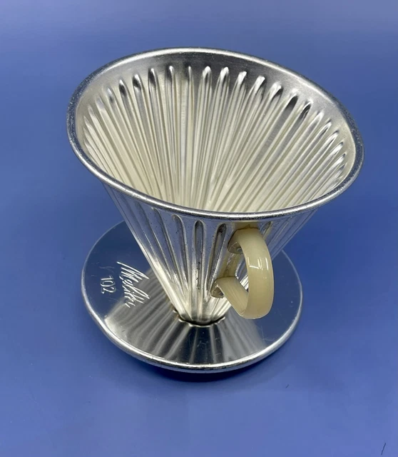 ANCIEN PORTE FILTRE Café Aluminium Melitta 4 Trous Bel Etat EUR 49,00 ...