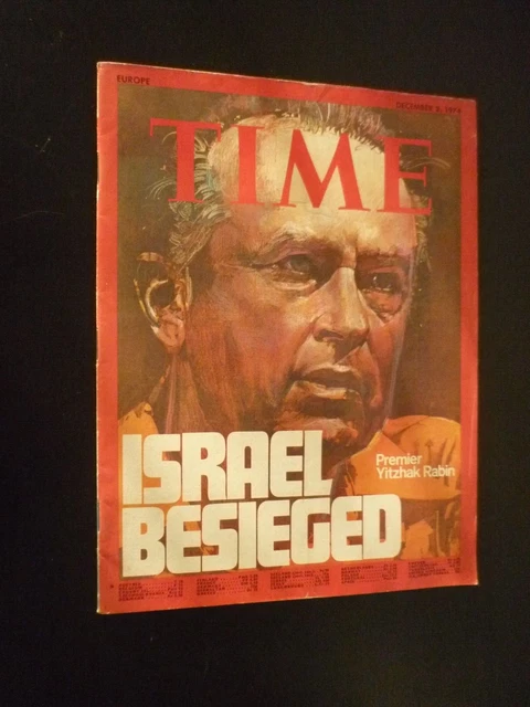 TIME MAGAZINE DECEMBER 2, 1974 Premier Yitzhak Rabin Israel Besieged ...