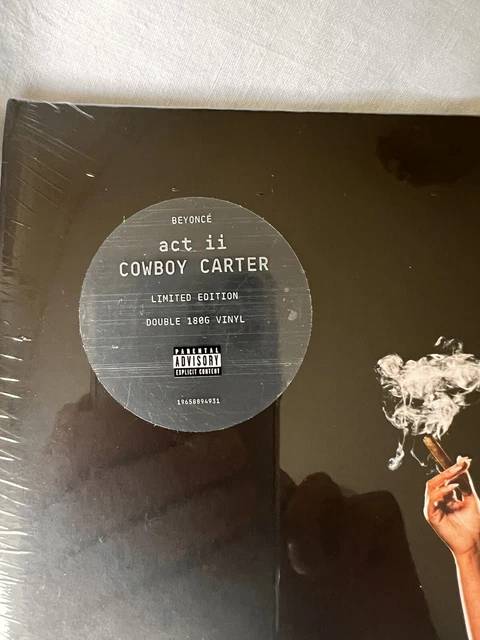 BEYONCE COWBOY Carter 2 LP 180g Black Album Bead Face New & Sealed EUR ...