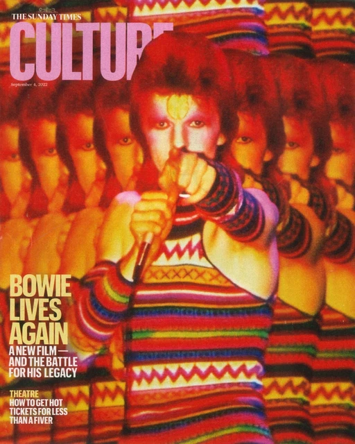 SUNDAY TIMES CULTURE Magazine, David Bowie, Helen Hunt, Debbie Harry, 4.9.22 £5.99 - PicClick UK