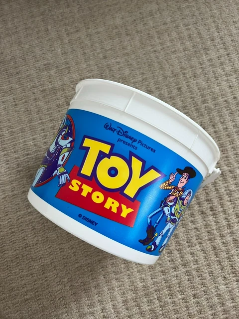 RARE VINTAGE 1995 Original Toy Story Movie - Popcorn Bucket Tub Disney ...