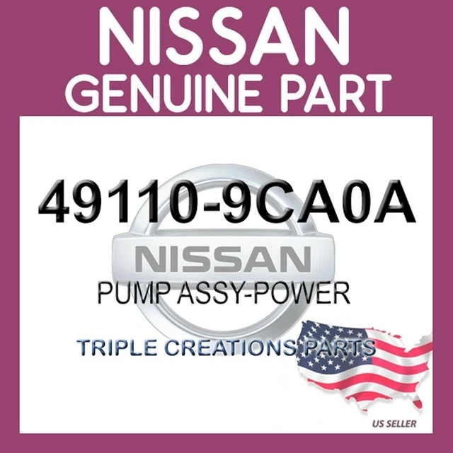 GENUINE NISSAN OEM 49110-9CA0A PUMP ASSY POWER STEERING 491109CA0A £367.85 - PicClick UK