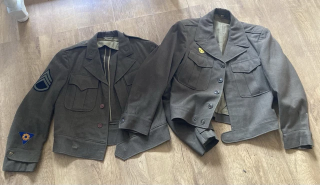 2 X ORIGINAL WW2 US Army “Ike” Jackets £73.52 - PicClick UK