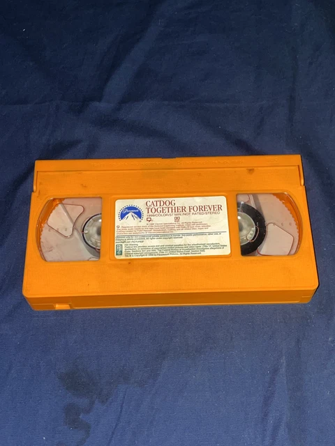 NICKELODEON CATDOG TOGETHER Forever VHS 1999 Cartoon Orange Tape £8.39 ...
