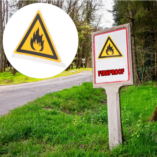 FOREST FIRE PREVENTION Signs Warning Self-adhesive Factory Safety £7.29 ...