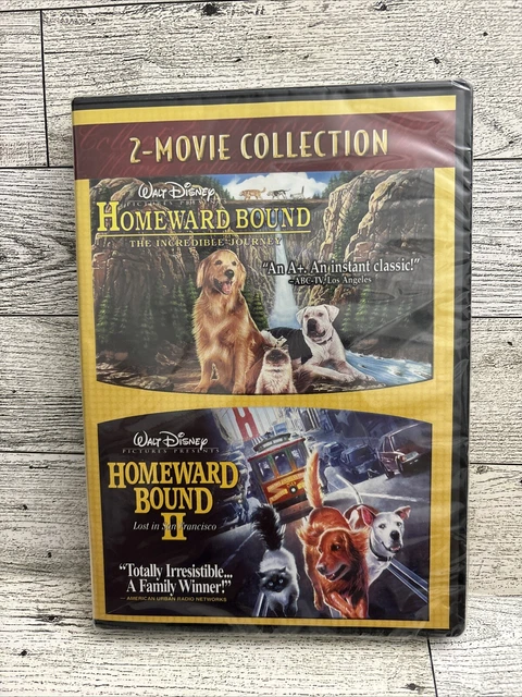 NEW! HOMEWARD BOUND 1 & 2 (Dvd) Disney 2-Movie Collection Sealed Free ...
