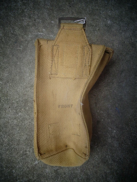 WWII AUSTRALIAN ARMY Issue Basic Ammo Pouch MK2 Pattern 37 Canvas Pouch ...